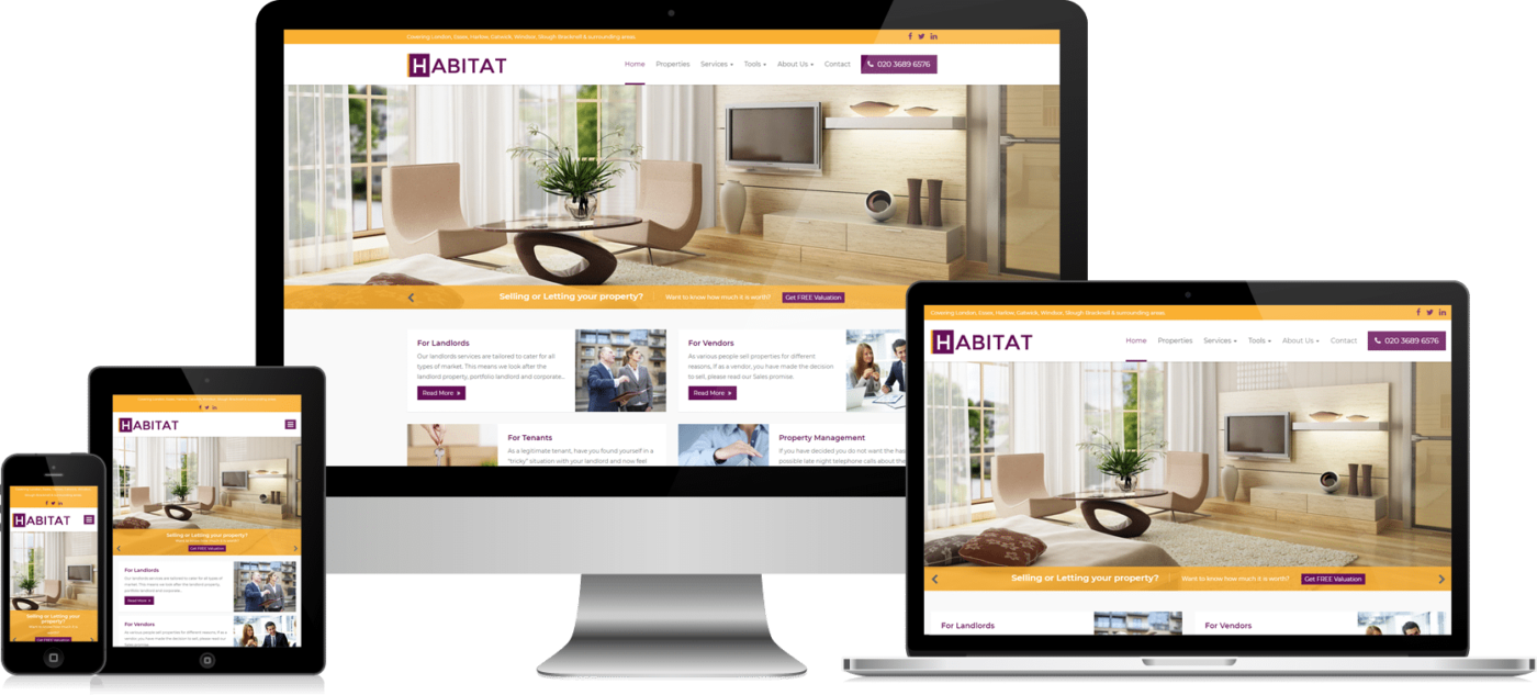 Estate Agent Website Templates, Property Website Design & Software