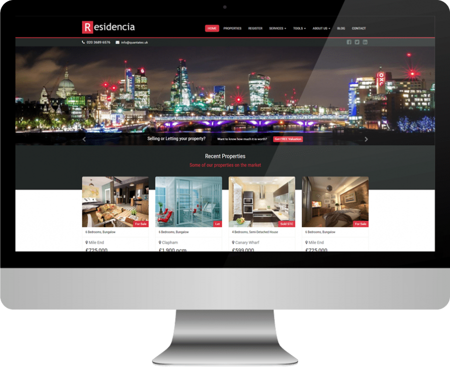 Estate Agents Website Design & Property Website Software Suite